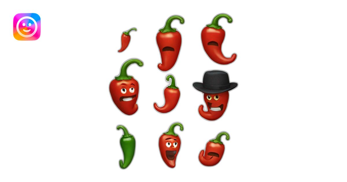 Red Hot chili peppers emoji | AI Emoji Generator