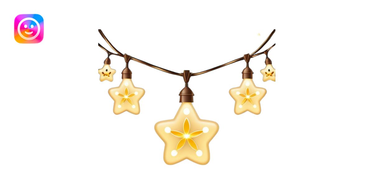 twinkle fairy string lights emoji | AI Emoji Generator