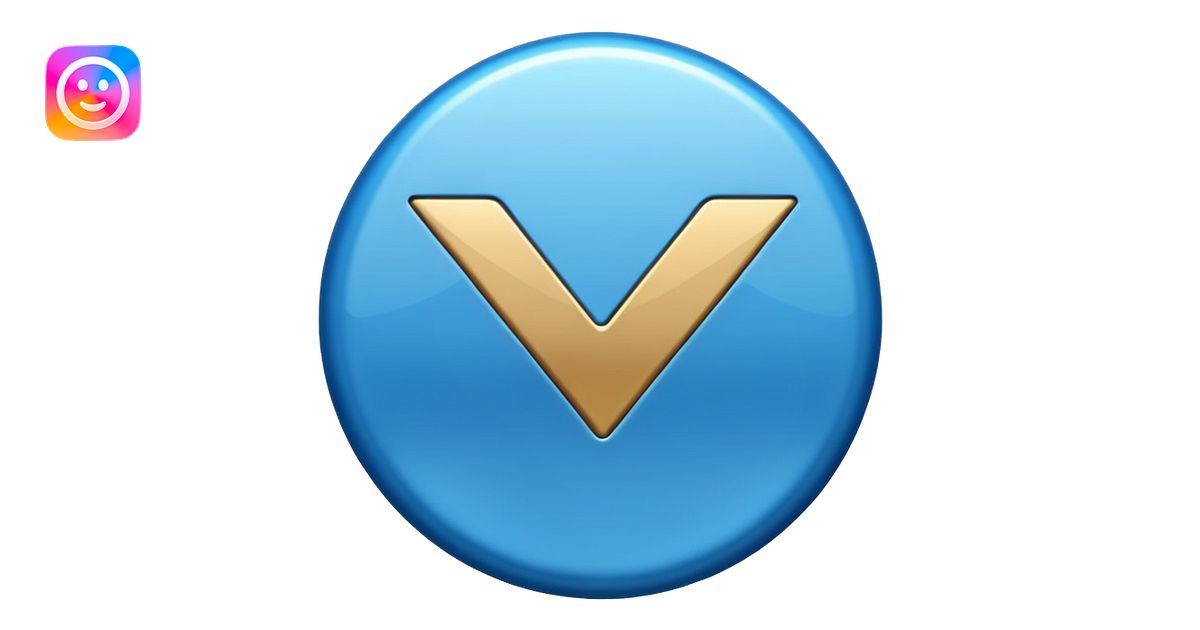 blue tick meta verfied emoji | AI Emoji Generator