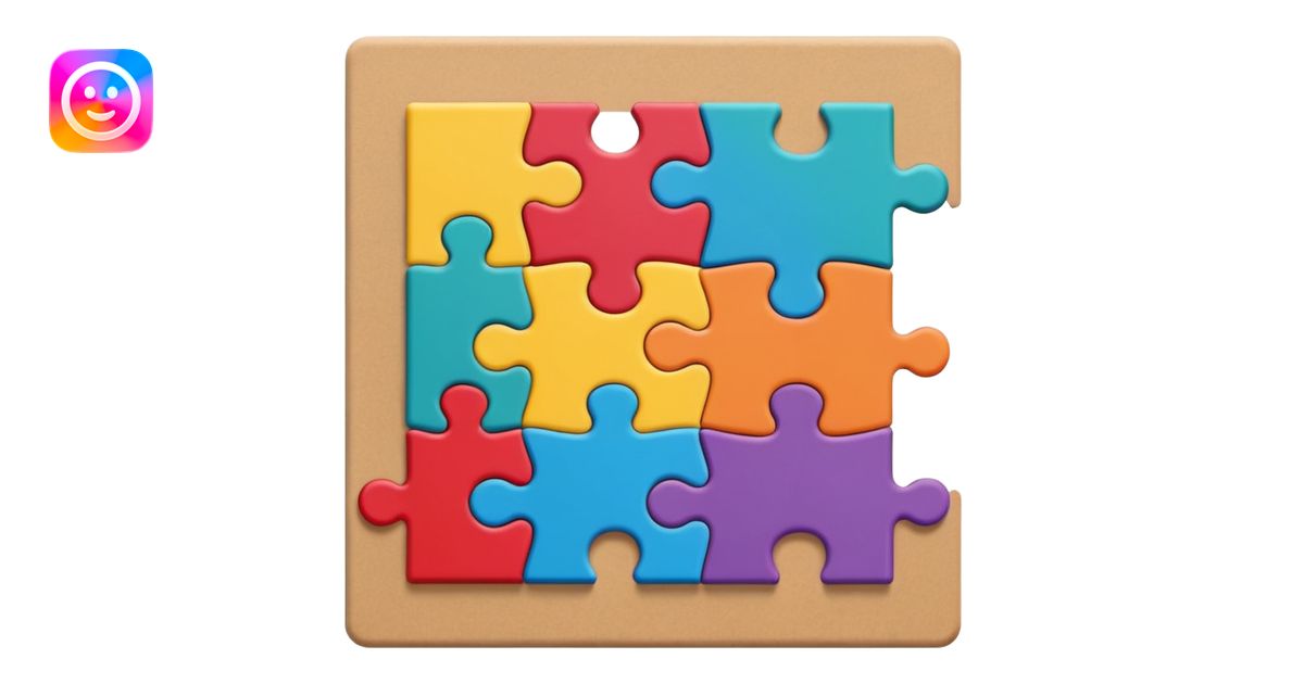 jigsaw puzzle emoji | AI Emoji Generator