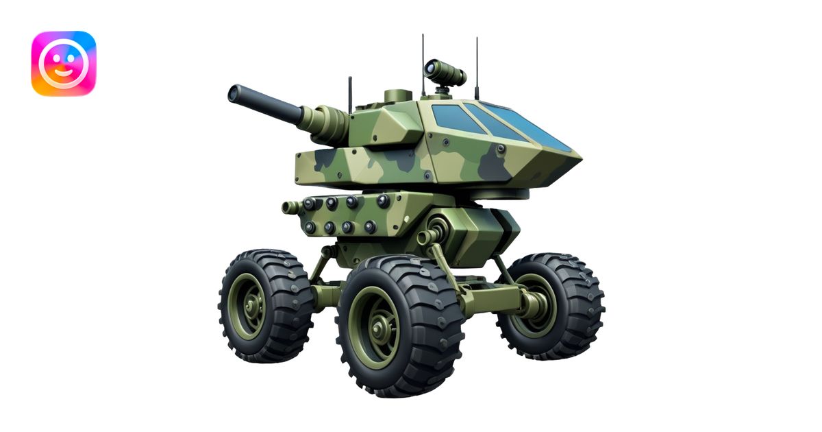 a roomy 4-wheel armored personnel stealth camouflage army massive mech ...