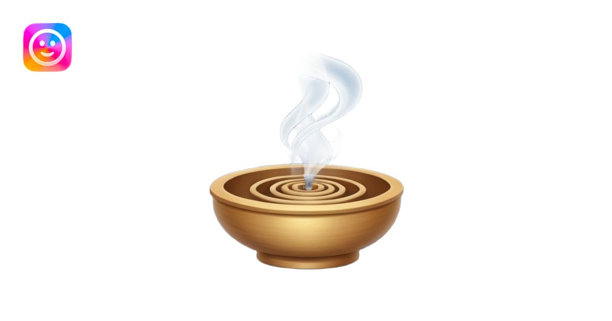 Incense Smoke Trail emoji | AI Emoji Generator
