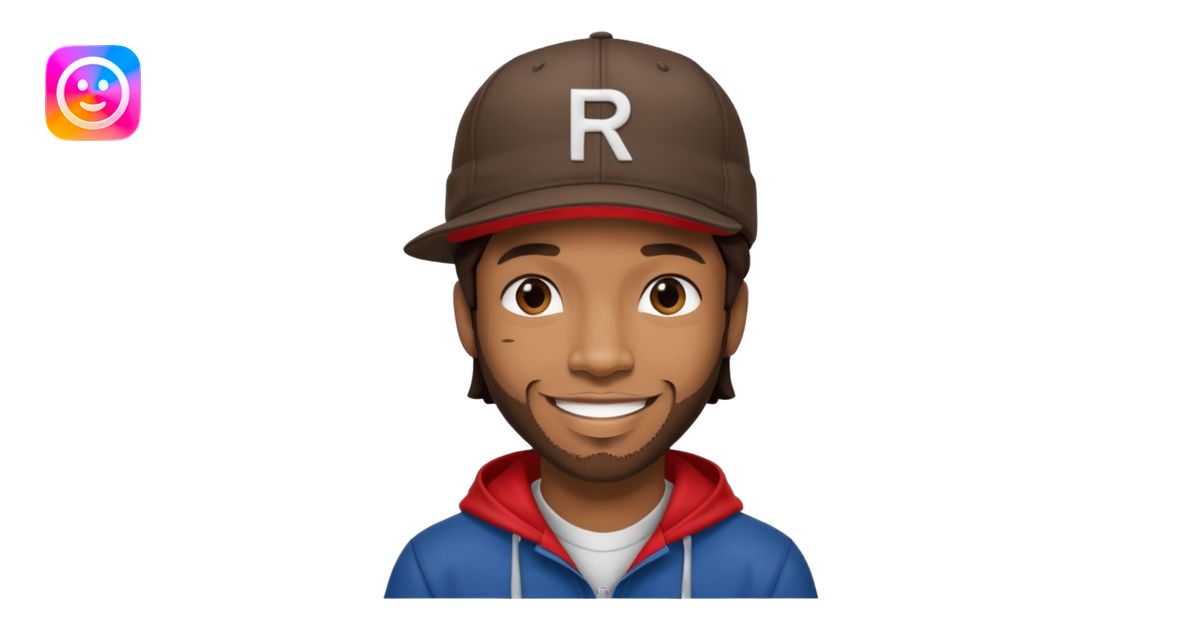 Redman Rapper with dark brown hair emoji | AI Emoji Generator