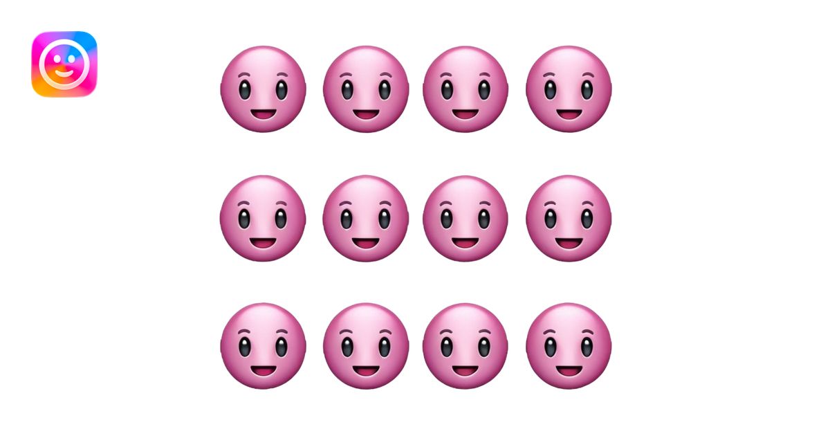 Mini emojis of pink stanley emoji | AI Emoji Generator