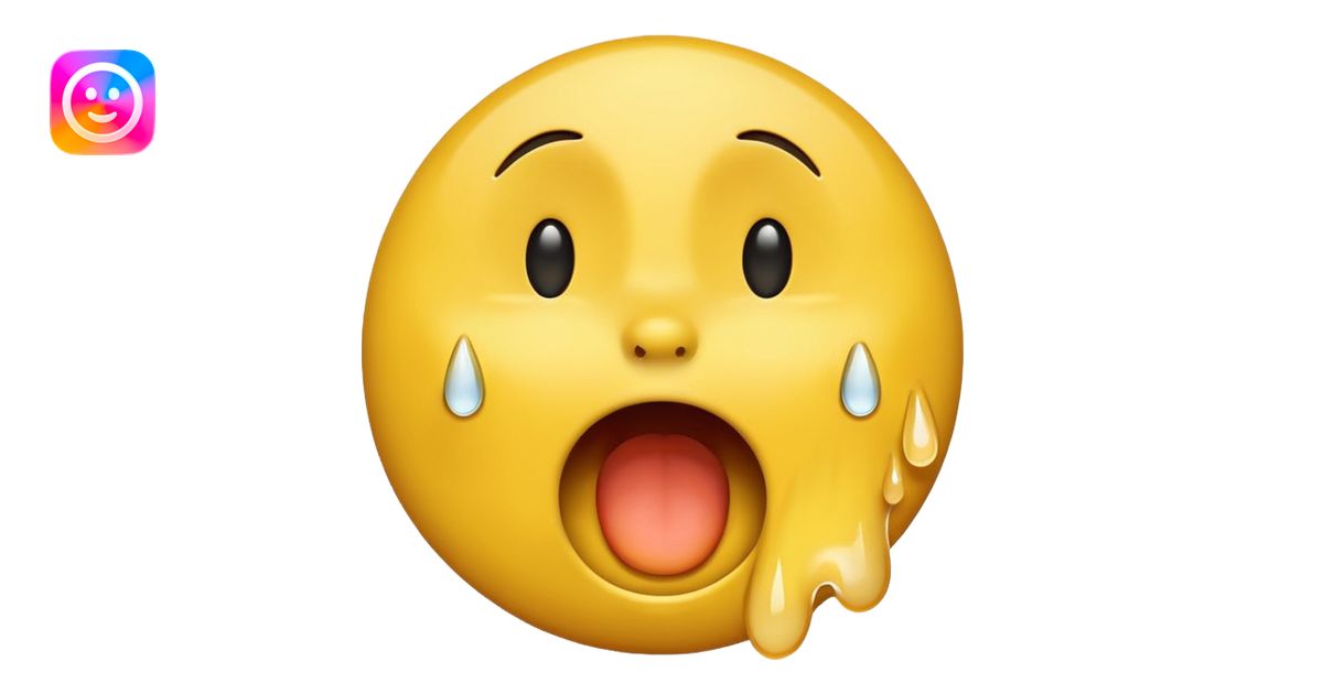 Howling smiley emoji | AI Emoji Generator