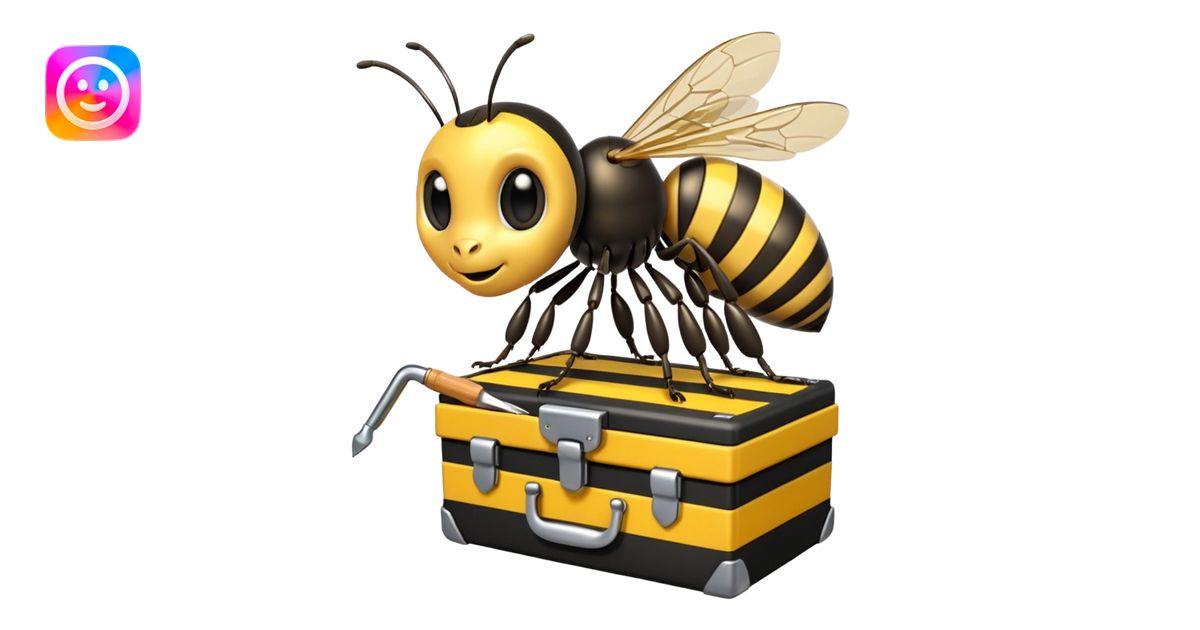 make bee Essential Tools emoji | AI Emoji Generator