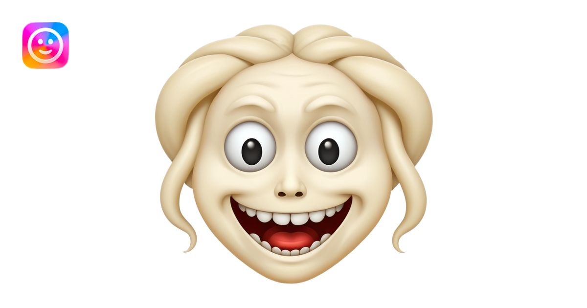 Creepy twisted face emoji emoji | AI Emoji Generator