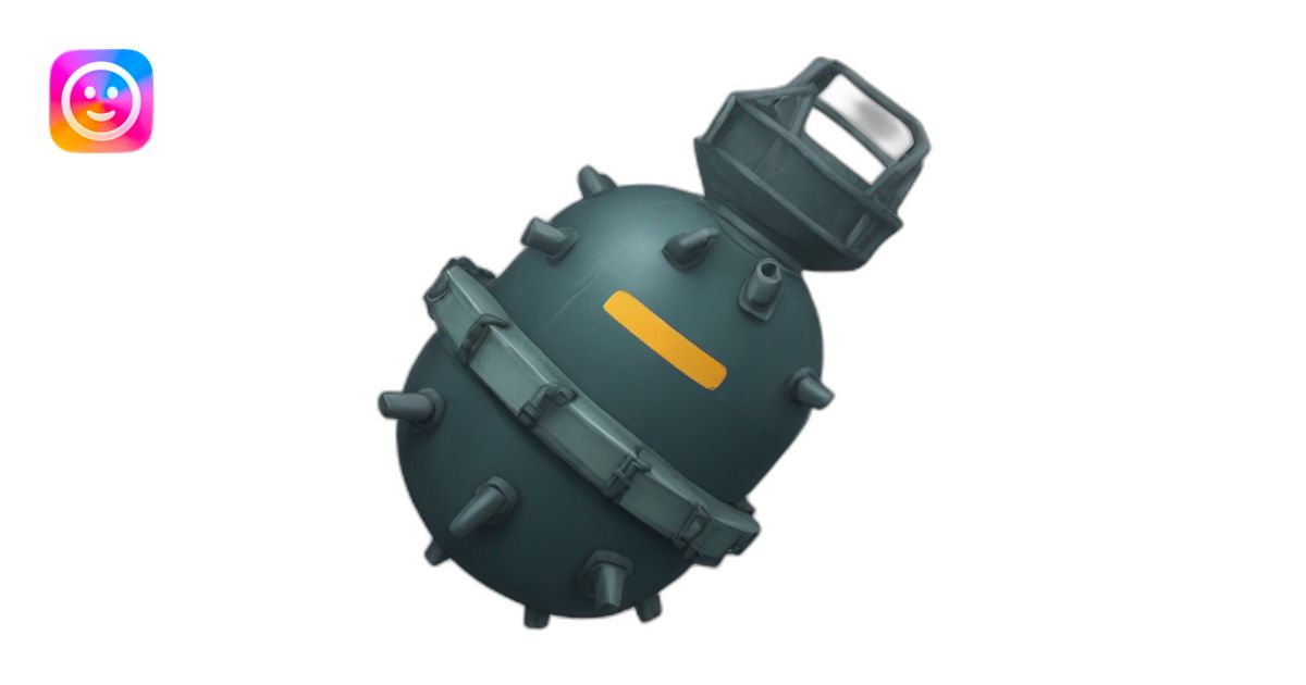 sea mine emoji | AI Emoji Generator