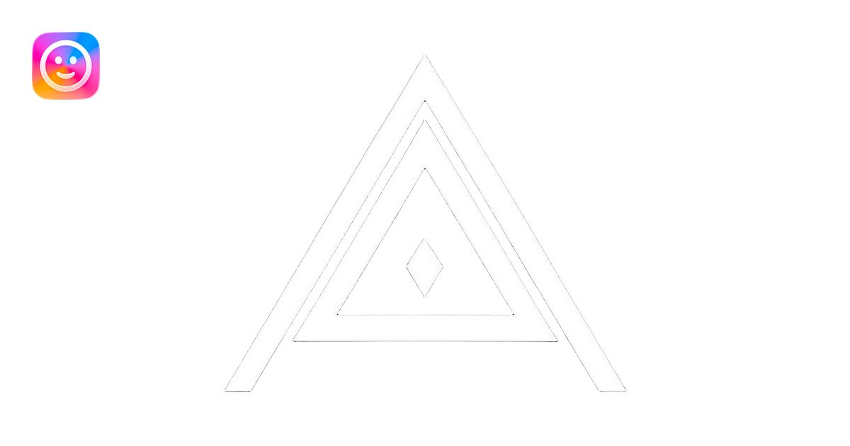 alan walker logo (inverted V and W intersepte) emoji | AI Emoji Generator