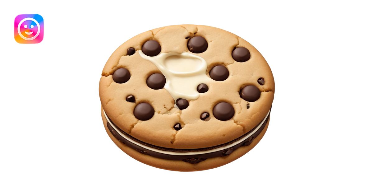 Shadow milk cookie emoji | AI Emoji Generator