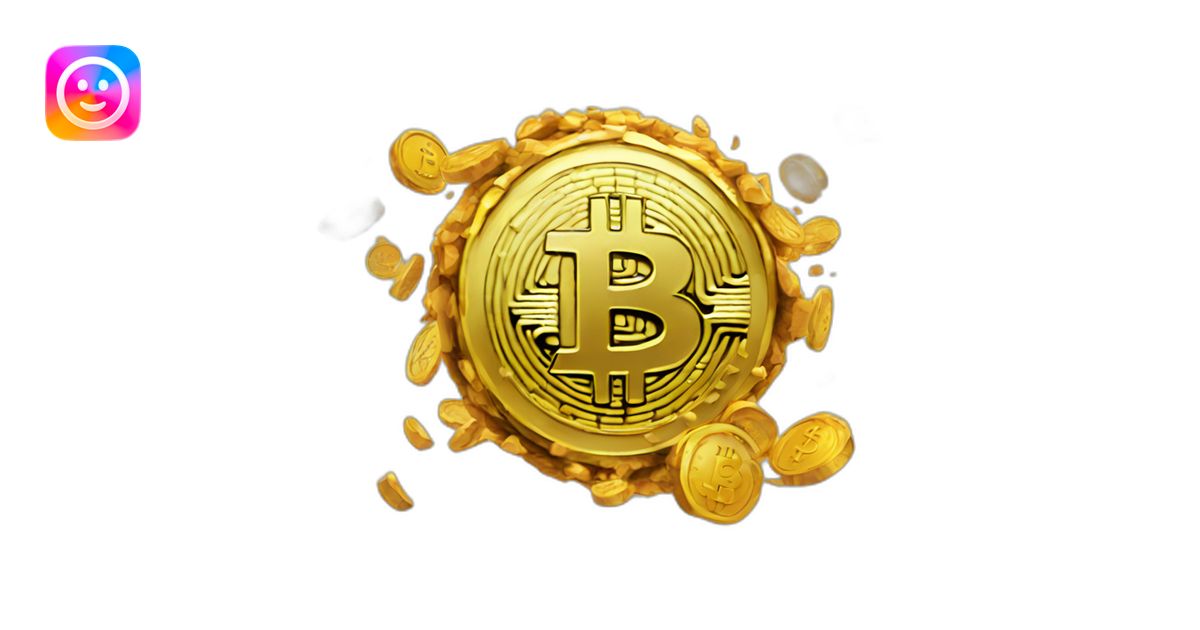 bitcoin ripping emoji | AI Emoji Generator