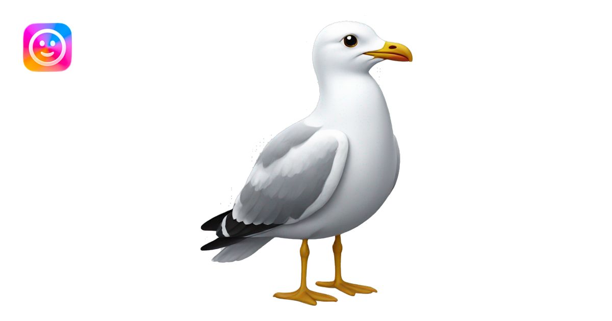 Seagull emoji | AI Emoji Generator