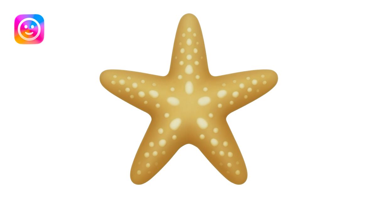 étoile de mer emoji | AI Emoji Generator