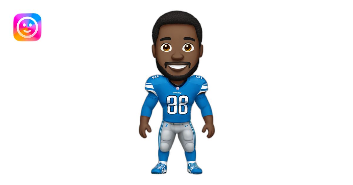 nfl detroit lions player emoji | AI Emoji Generator