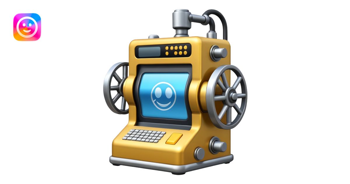 A machine emoji | AI Emoji Generator