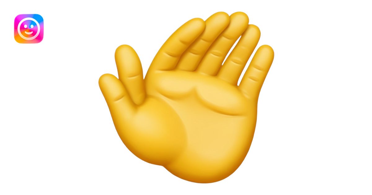 Butt emoji with hand imprint emoji | AI Emoji Generator