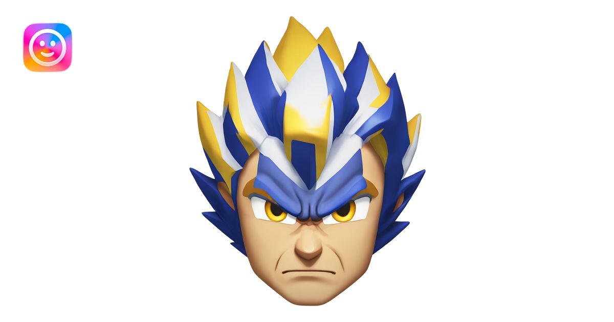 Super Saiyan Vegeta emoji | AI Emoji Generator