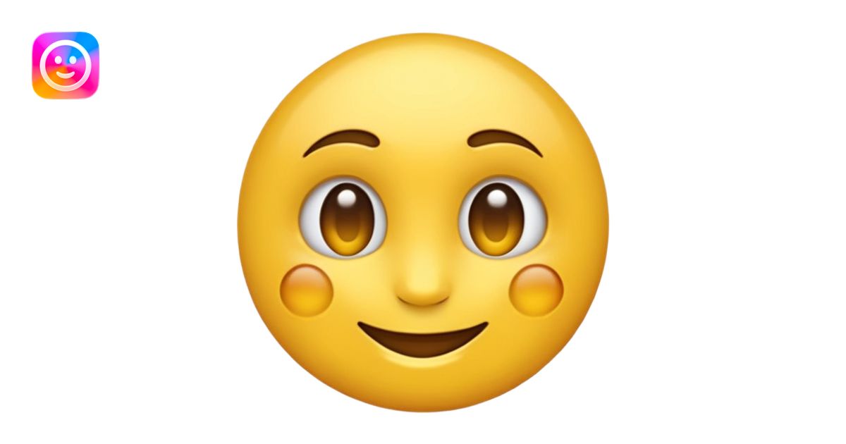 Emoji rond et jaune qui regarde à gauche de lui emoji | AI Emoji Generator