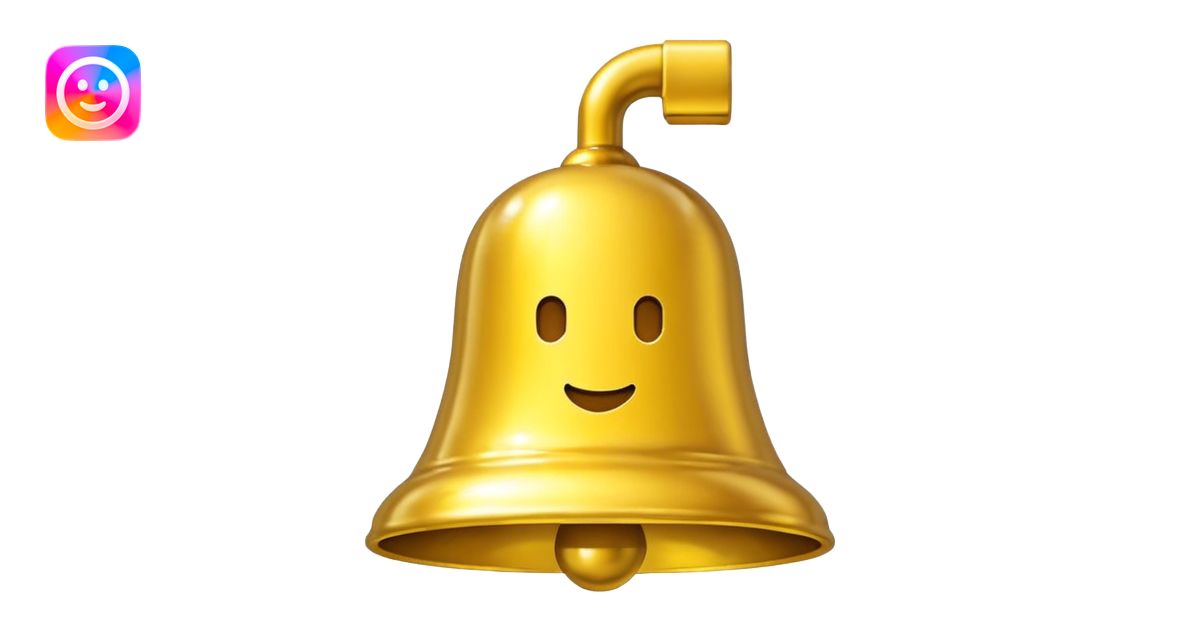 yellow YouTube bell icon emoji | AI Emoji Generator