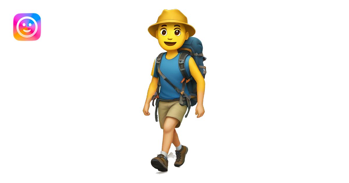 hiking emoji | AI Emoji Generator