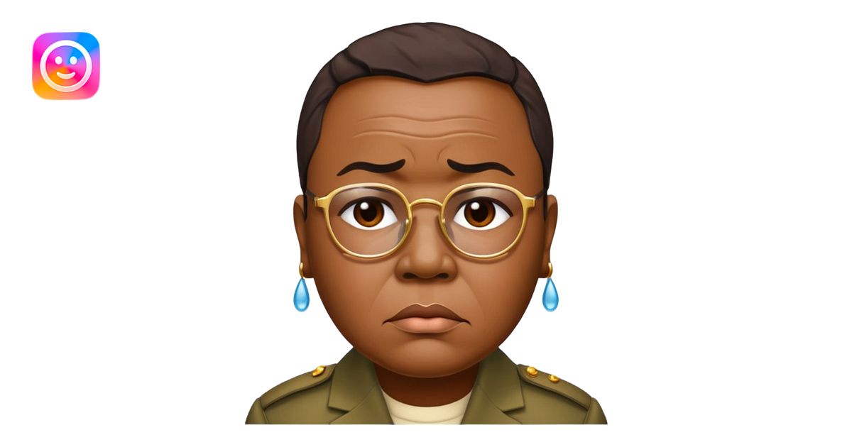 Mobutu qui pleure emoji | AI Emoji Generator