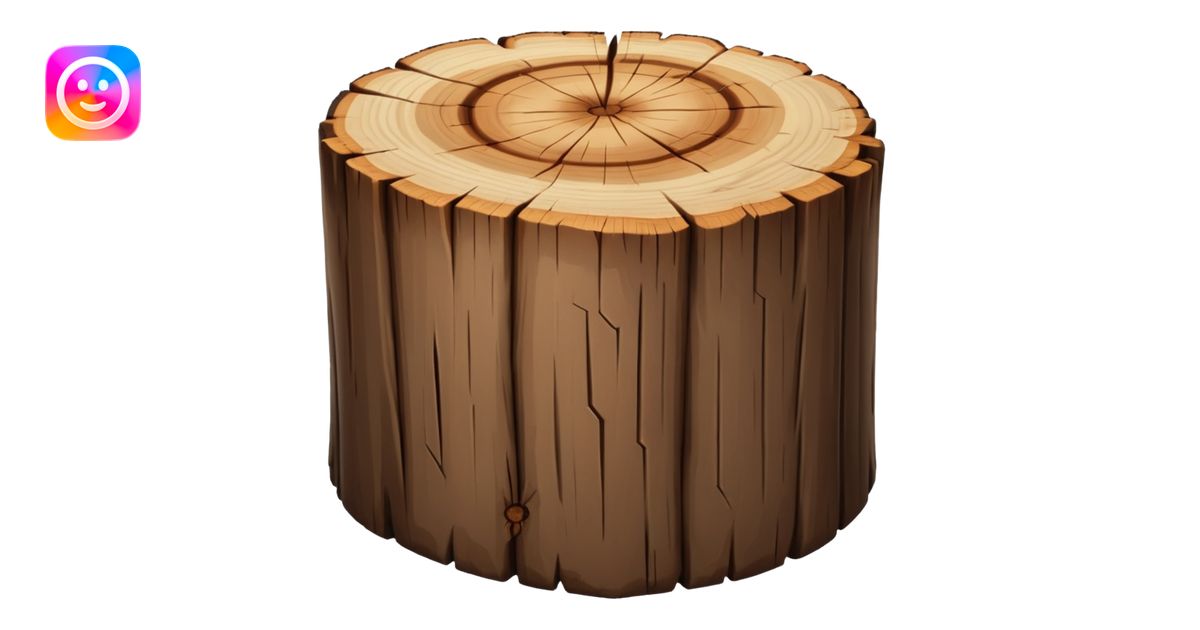 wood log emoji | AI Emoji Generator