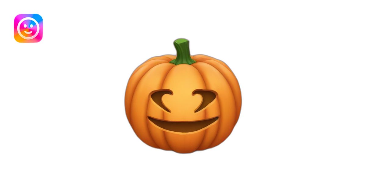 heart in the form of a pumpkin emoji | AI Emoji Generator