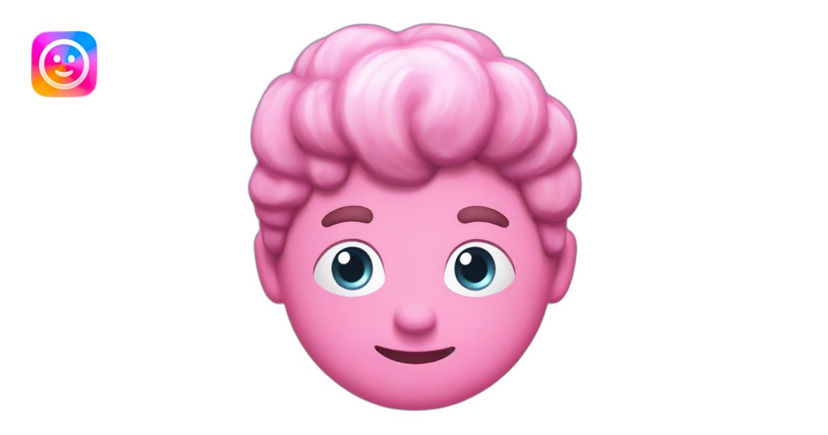 a pink fall guys emoji | AI Emoji Generator