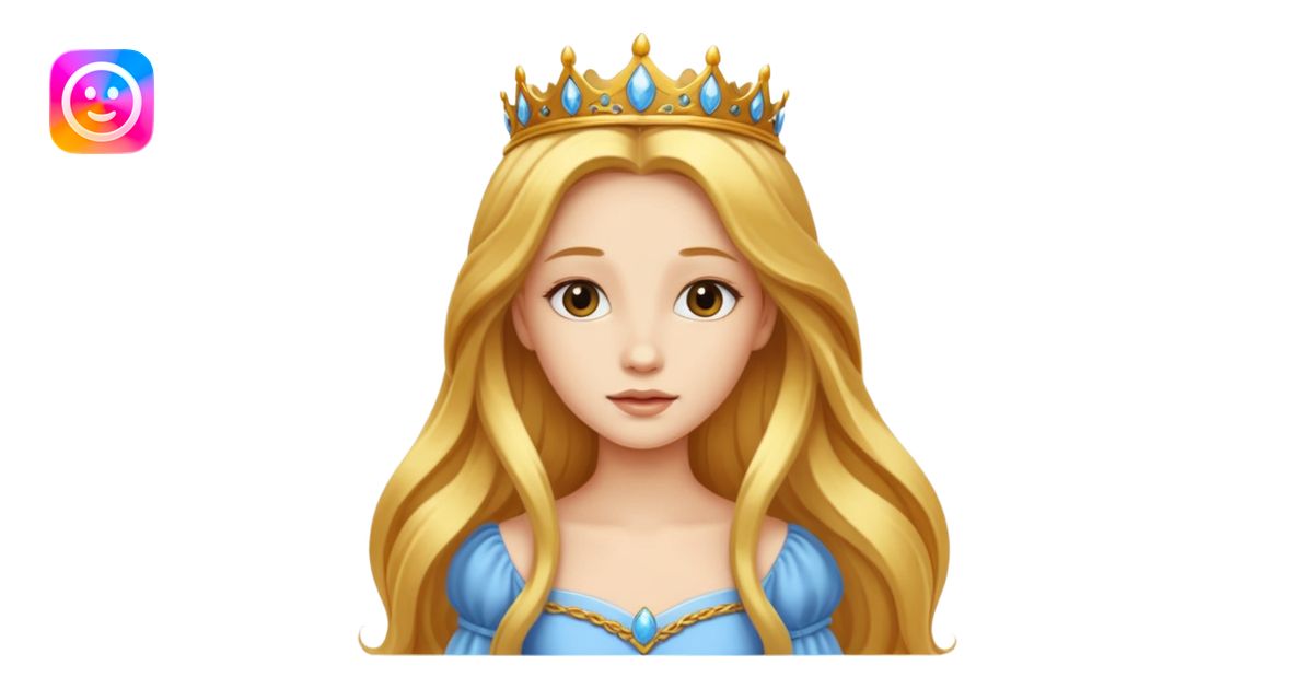 young princess emoji | AI Emoji Generator