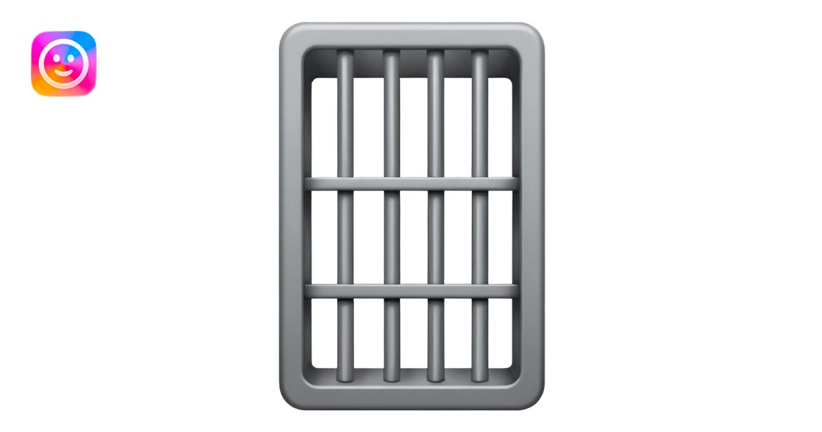 If there was a jail cell emoji in iOS, how would you design and iOS ...