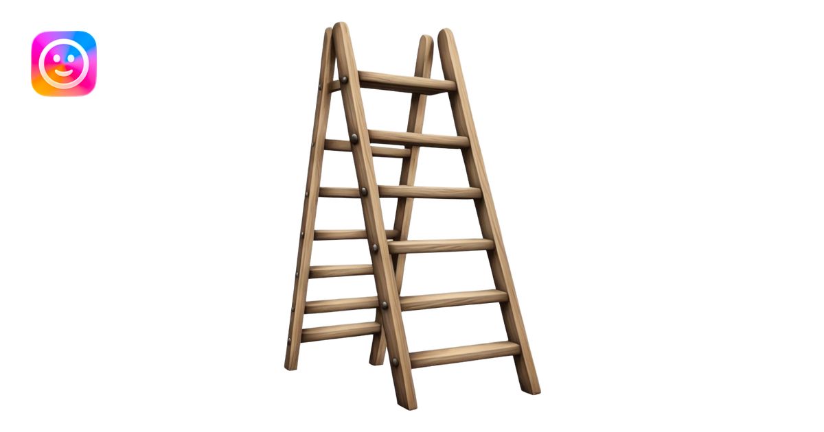 Wooden ladder emoji | AI Emoji Generator