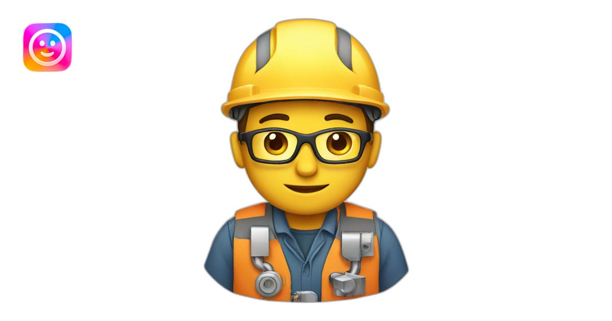 Mechanical Engineer emoji | AI Emoji Generator