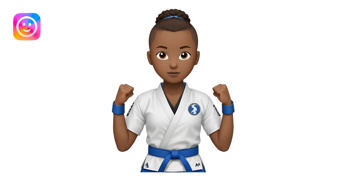 black karate instructor with pony tail afro hair and shaved bald sides ...