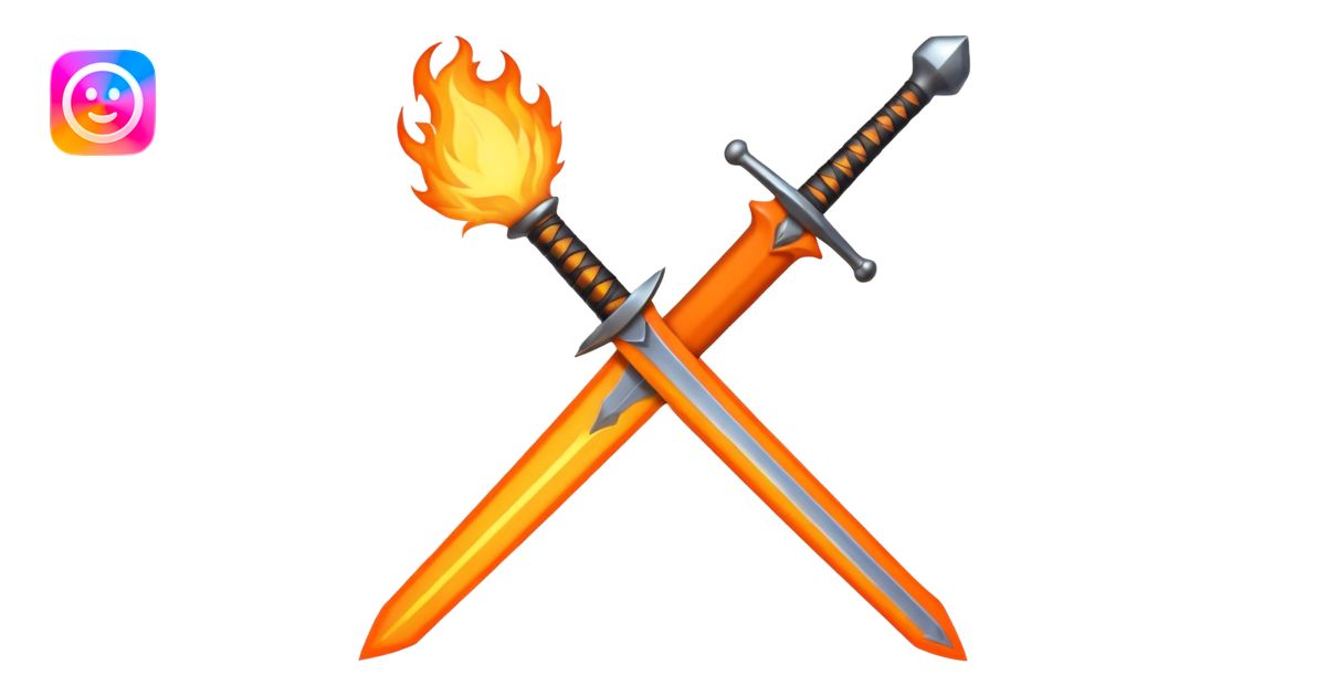 sword on fire emoji | AI Emoji Generator