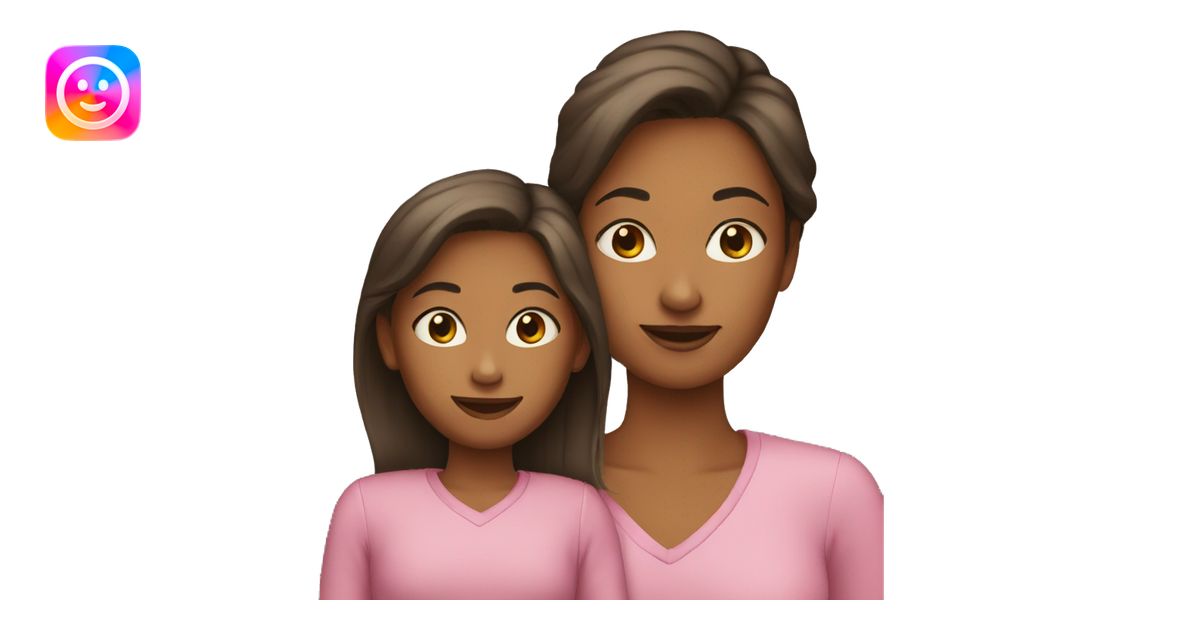 mother and daughter emoji | AI Emoji Generator