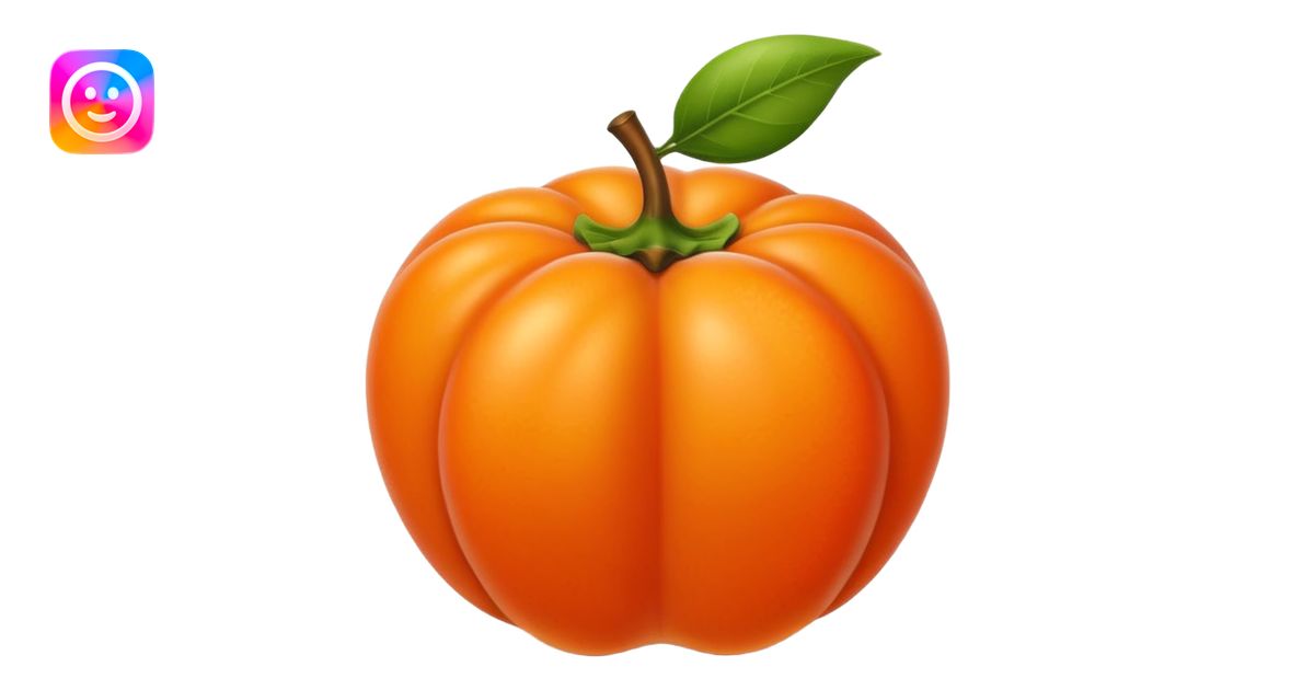 persimmon emoji | AI Emoji Generator