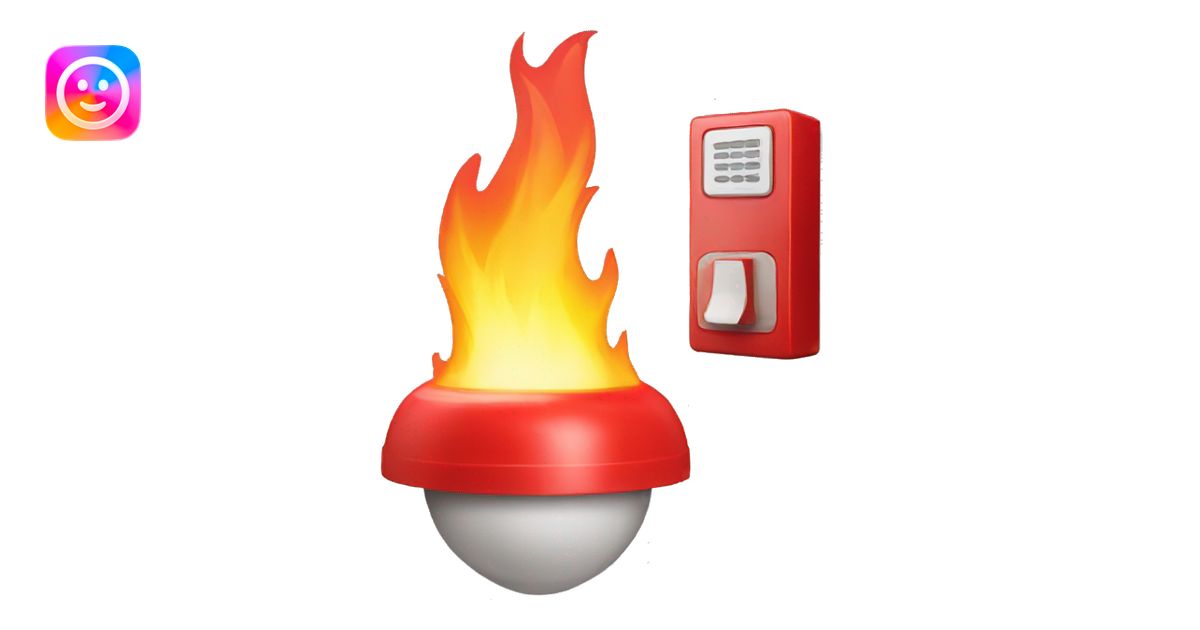 fire alarm emoji | AI Emoji Generator