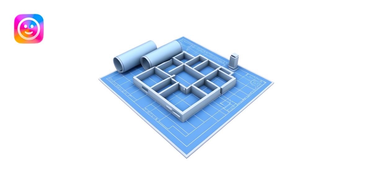architecture plan emoji | AI Emoji Generator