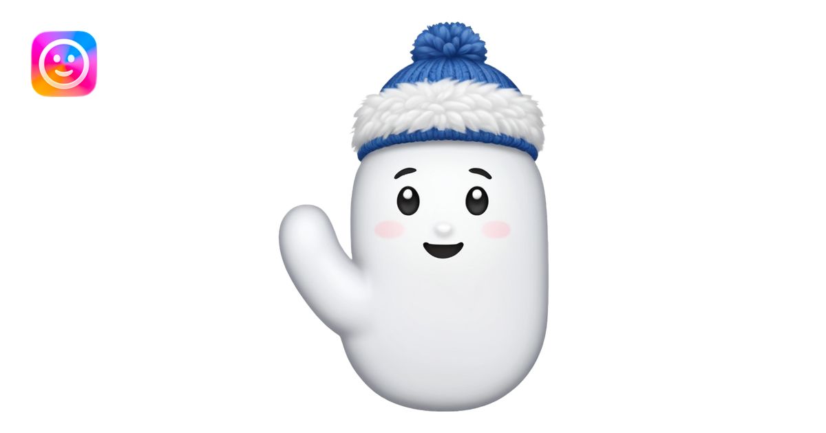 A white mittens emoji | AI Emoji Generator