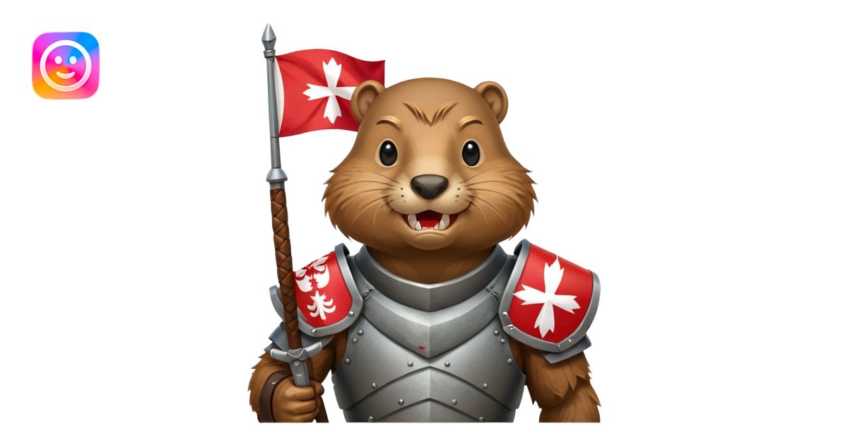 polish husaria miliatry unit but its a beaver, make him with a face ...