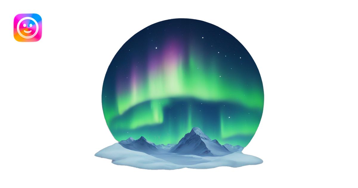 northern lights emoji | AI Emoji Generator