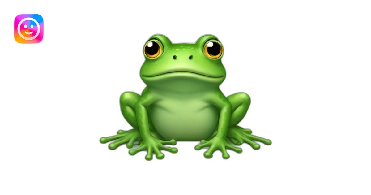 Frogs emoji | AI Emoji Generator