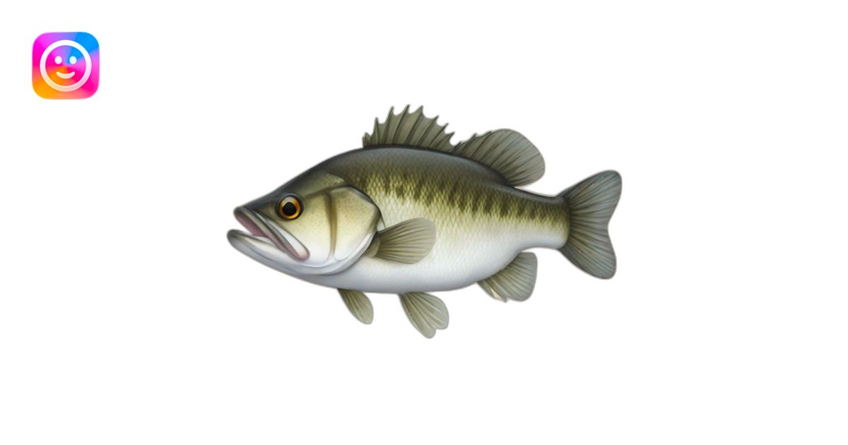 Black bass emoji | AI Emoji Generator