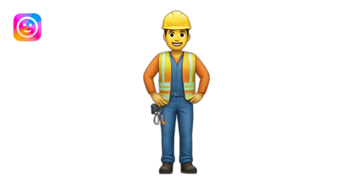 Worker emoji | AI Emoji Generator