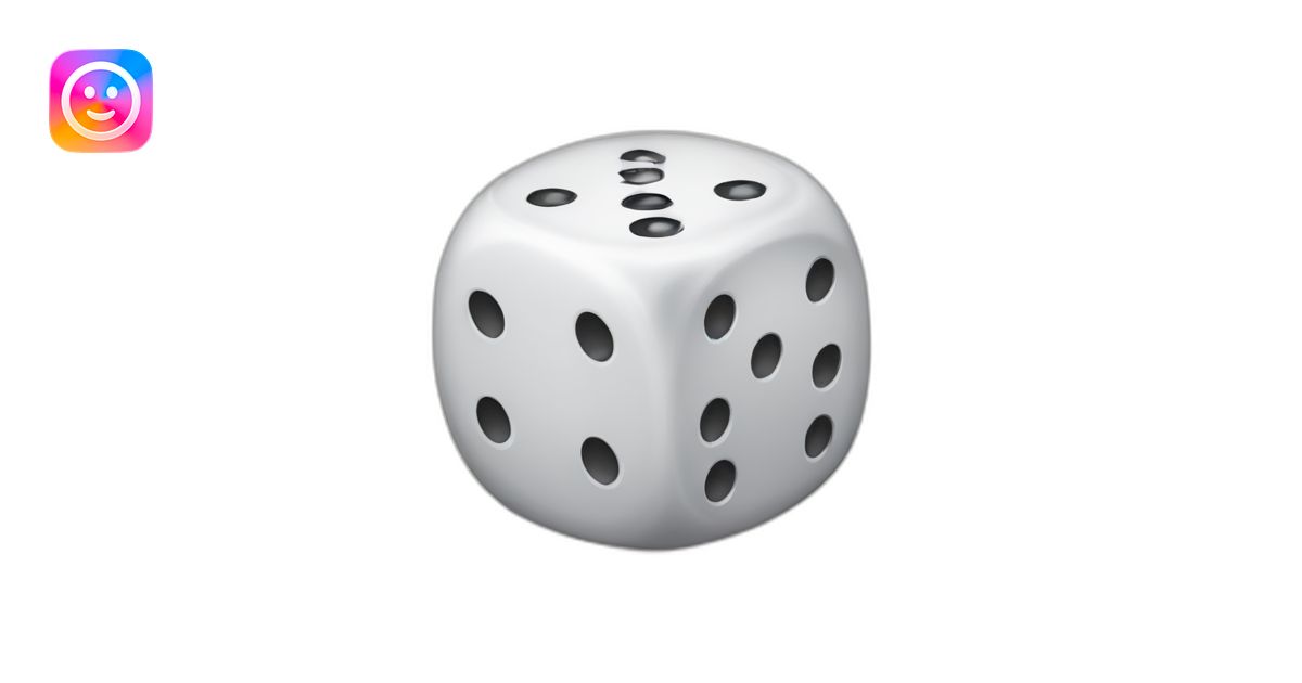 Rolling dice emoji | AI Emoji Generator