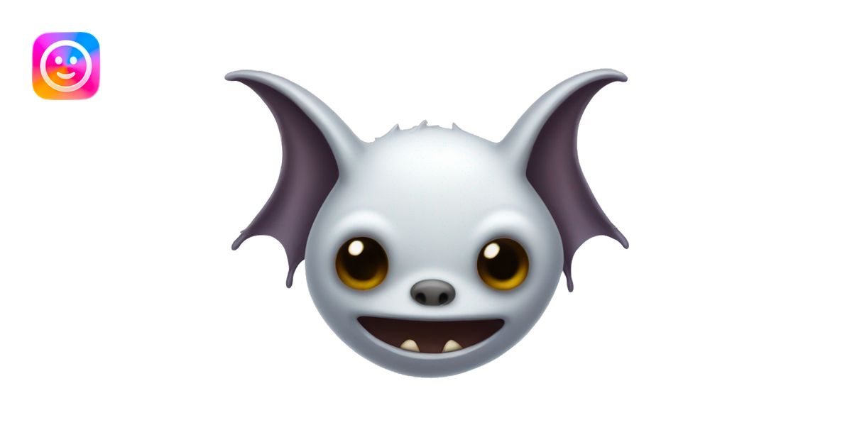 Northern ghost bat emoji | AI Emoji Generator