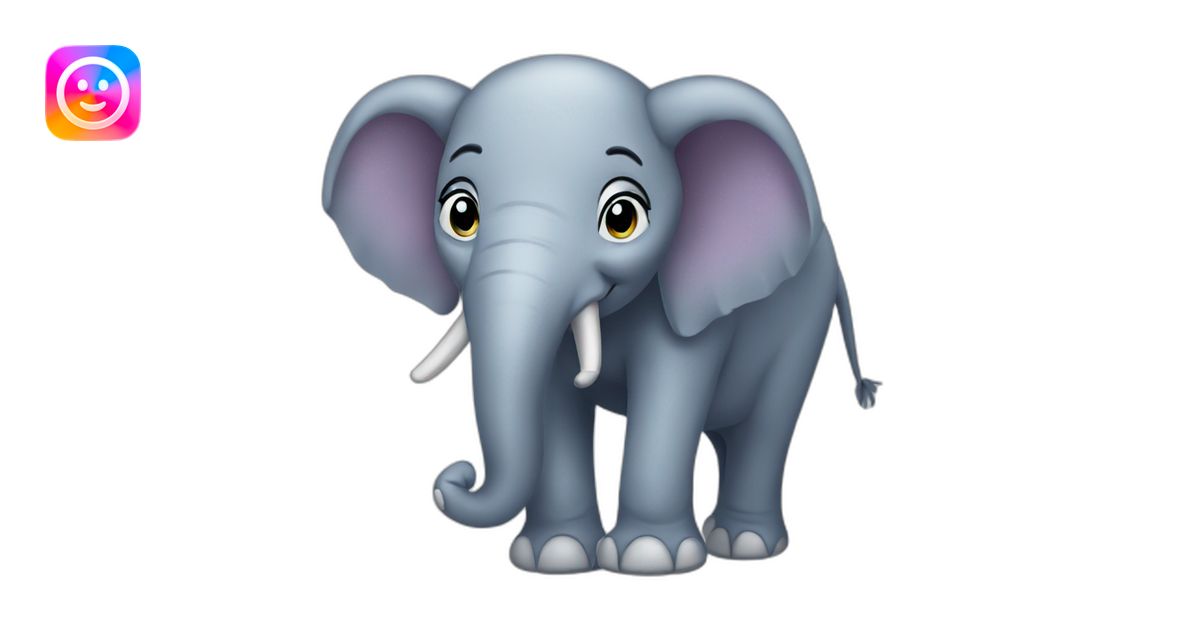 elefant emoji | AI Emoji Generator