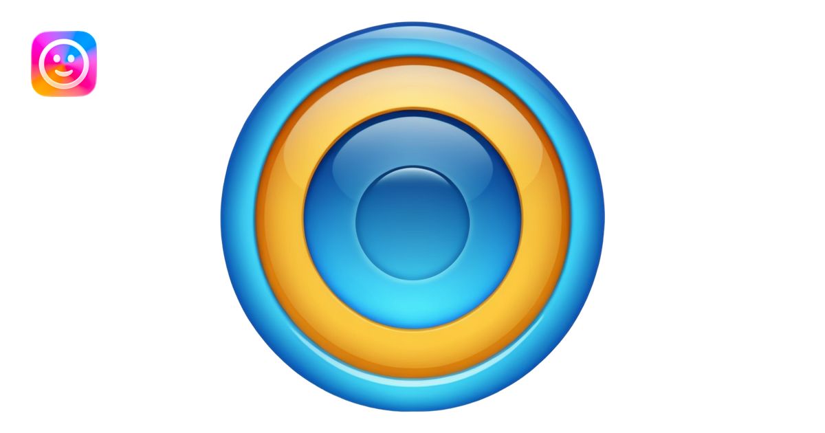 diagram of circle expanding outward emoji | AI Emoji Generator
