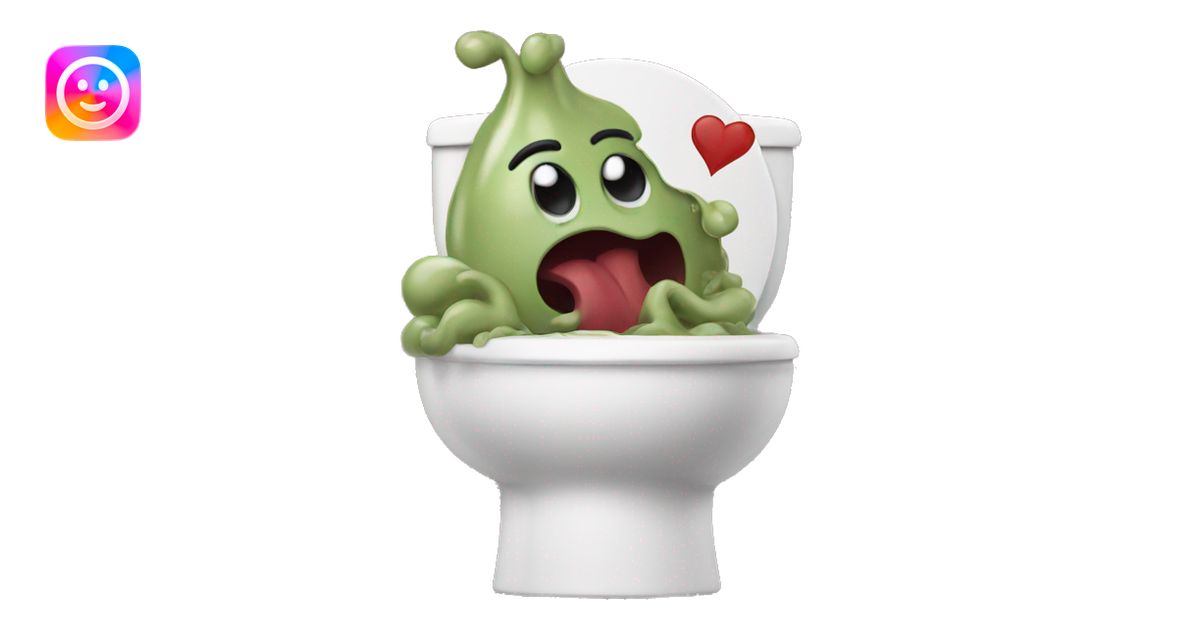 Vomiting hearts emoji | AI Emoji Generator