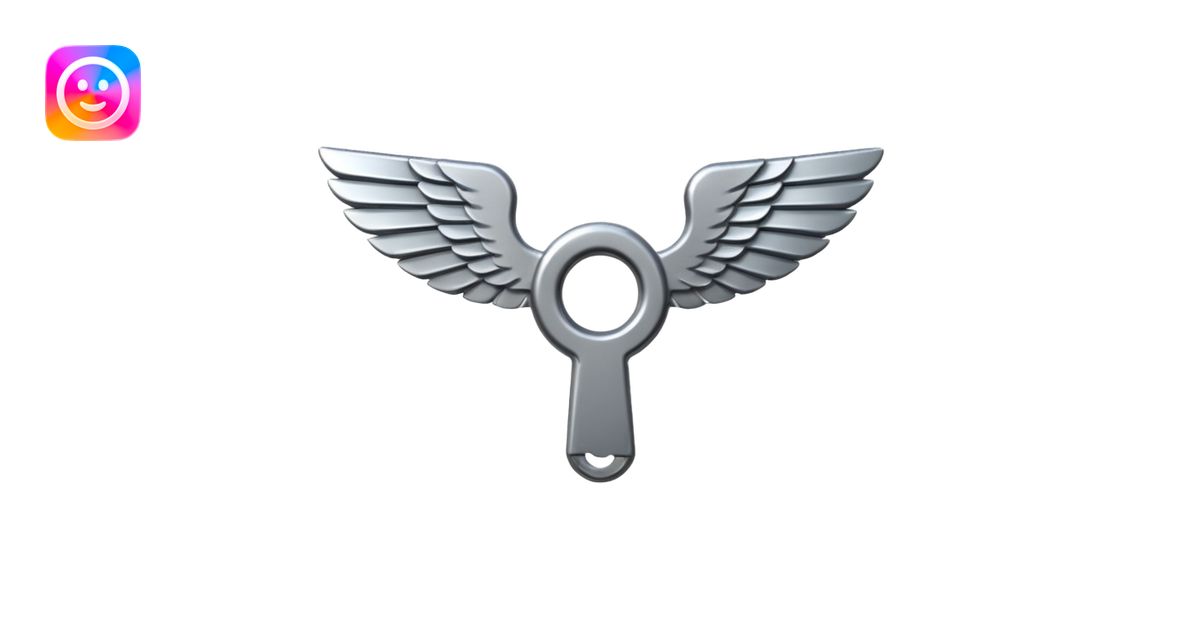 metal wing nut with two grips. emoji | AI Emoji Generator